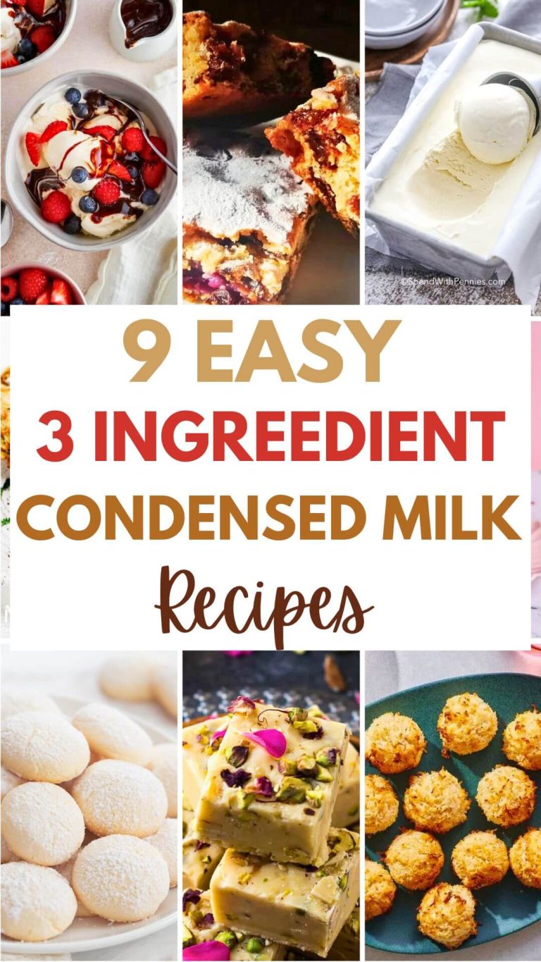 9 Easy 3 Ingredient Condensed Milk Recipes You Must Try!