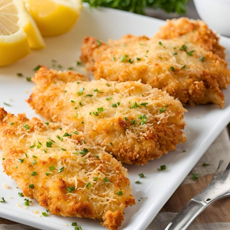 Crispy Parmesan Chicken (4-Ingredients Only!)