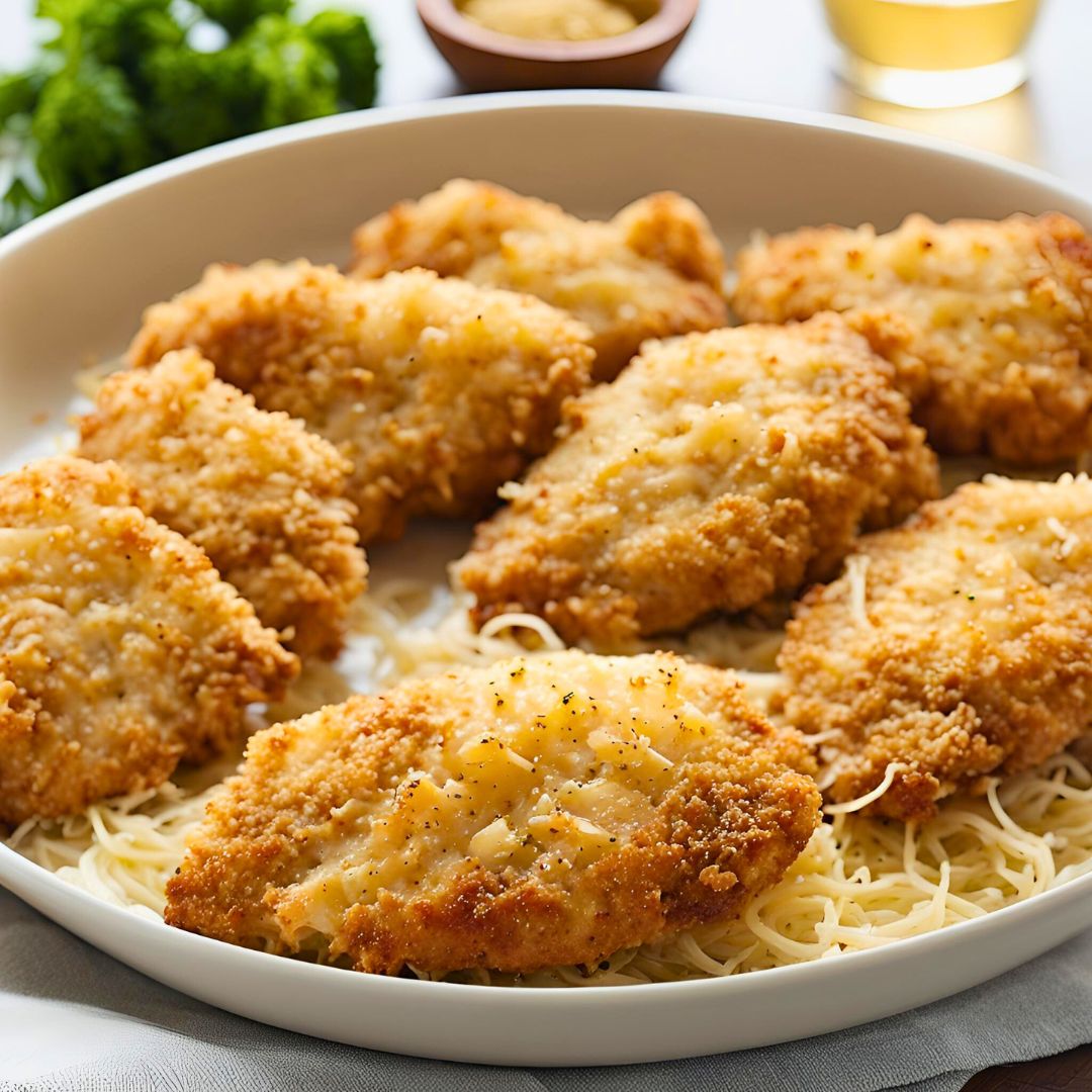 Crispy Parmesan Chicken (4-Ingredients Only!)