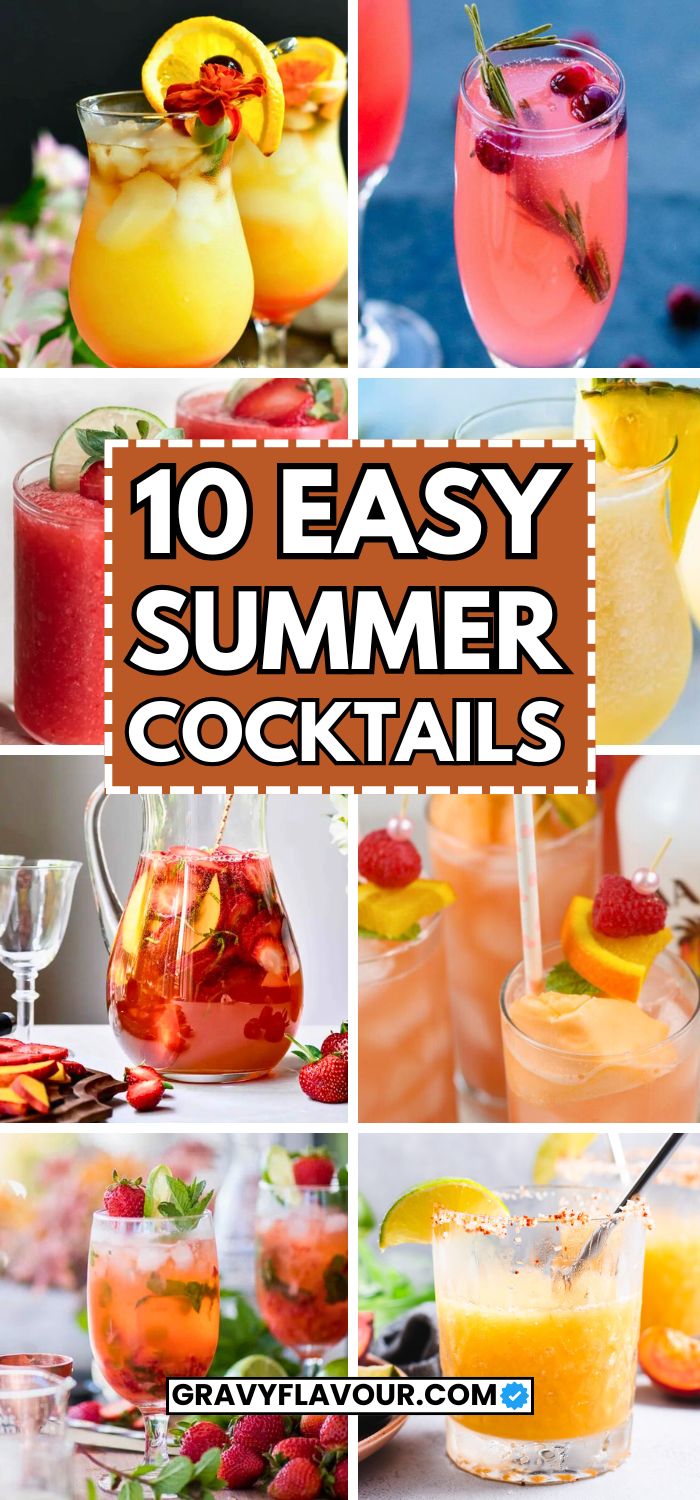 10 Easy Summer Cocktails