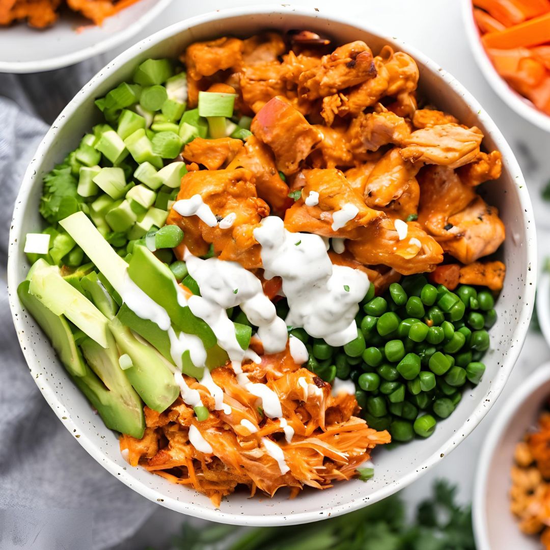Easy Buffalo Chicken Bowls